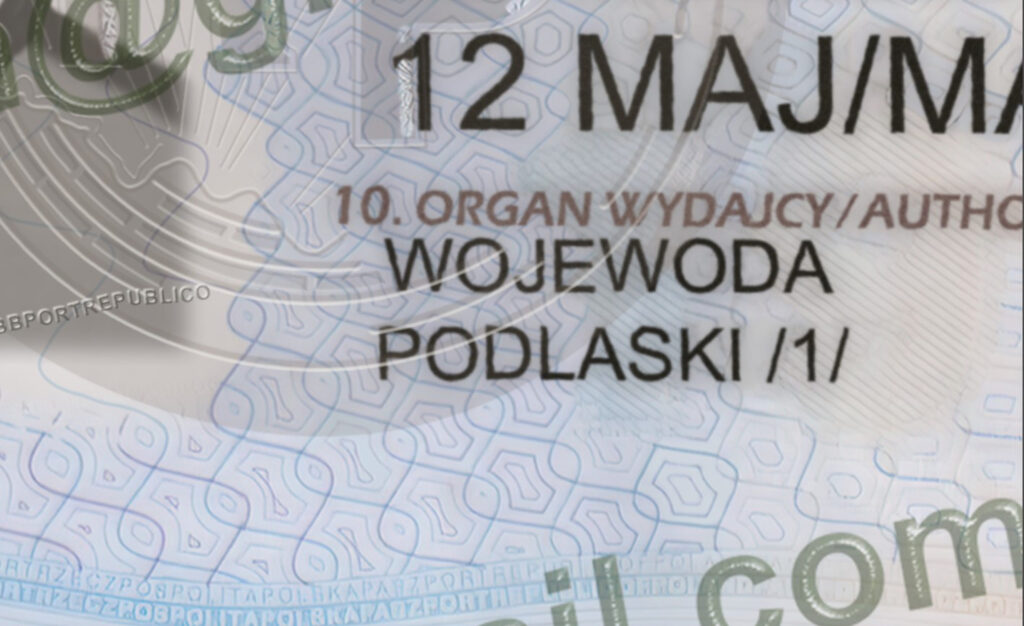 Fake Poland Passport Template New V2 2018 - Blank PSD