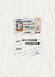 Iowa Driving License Template New V2 - Blank PSD