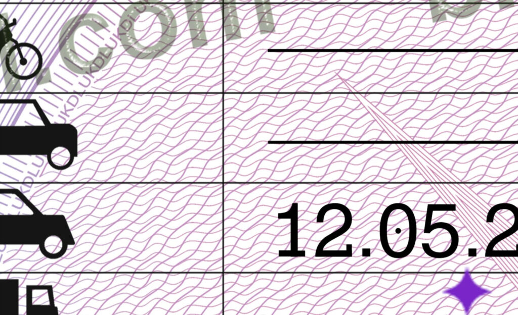 UK Driving Licence Template New V3 2400 DPI - Blank PSD