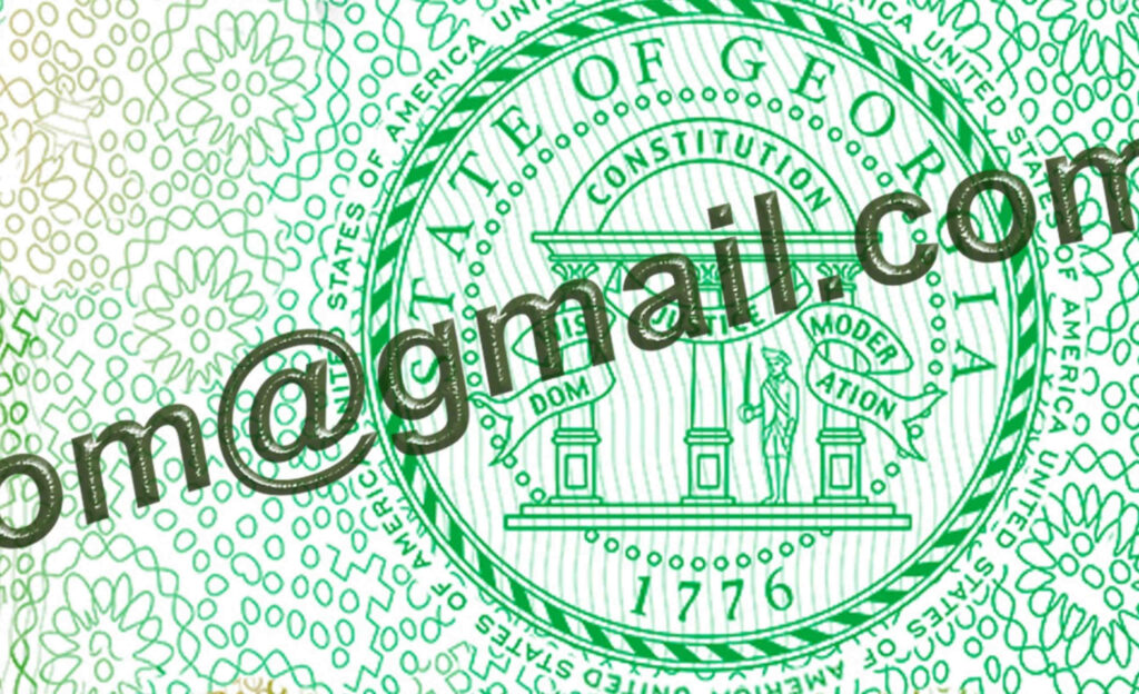 Georgia Drivers License Template New V3 1200 DPI - Blank PSD