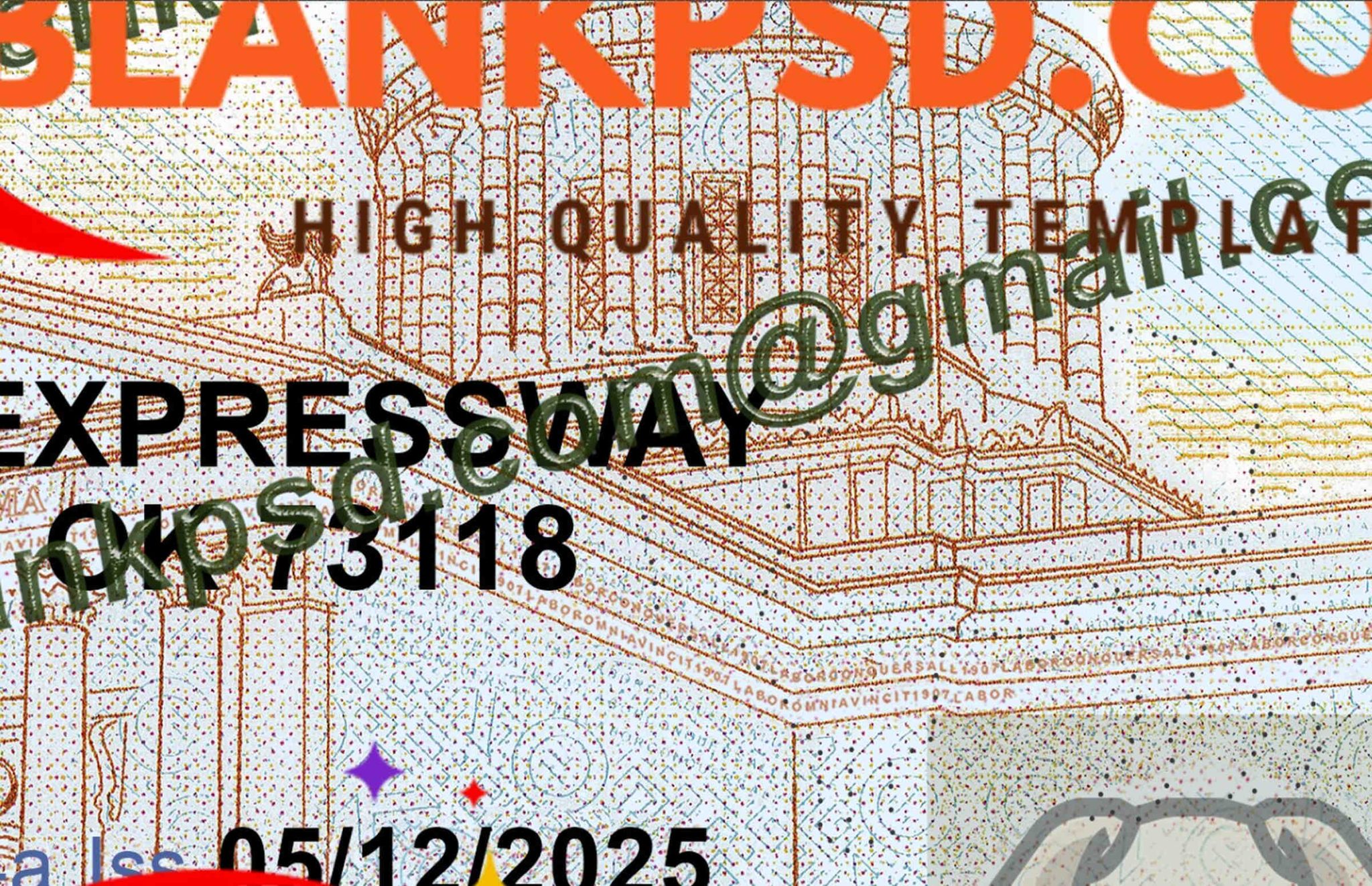 Oklahoma Drivers License Template New V1 1200 DPI